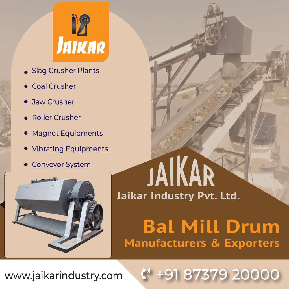 Ball Mill Drum Manufacturer & Exporter Call +91 87379 20000